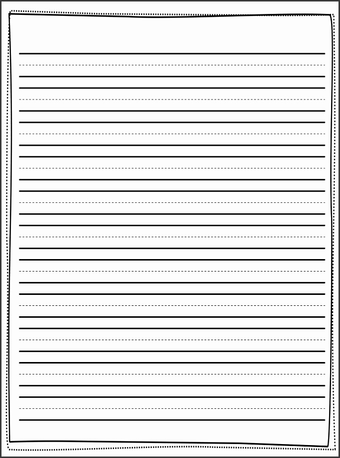 Printable Lined Paper For 1st Graders Lined Paper Printable