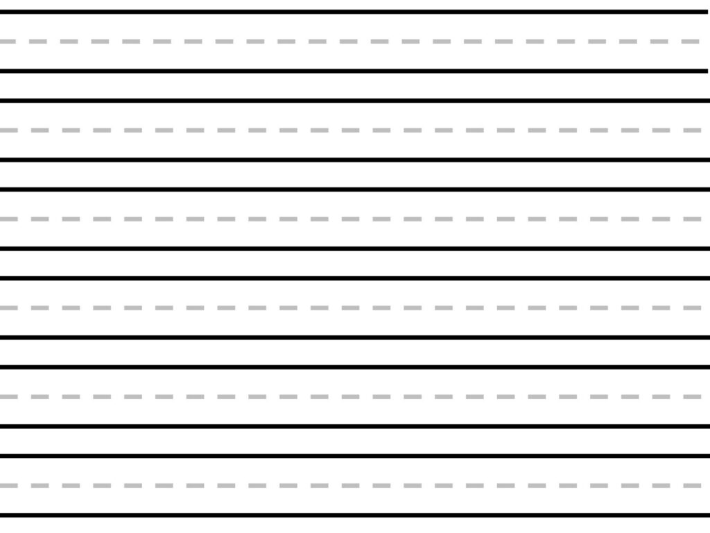 Best Free Printable Lined Paper For Kindergarten Russell Website 